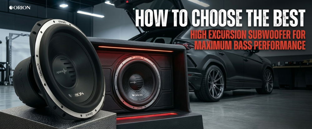 Best High Excursion Subwoofer Guide for Maximum SPL Bass