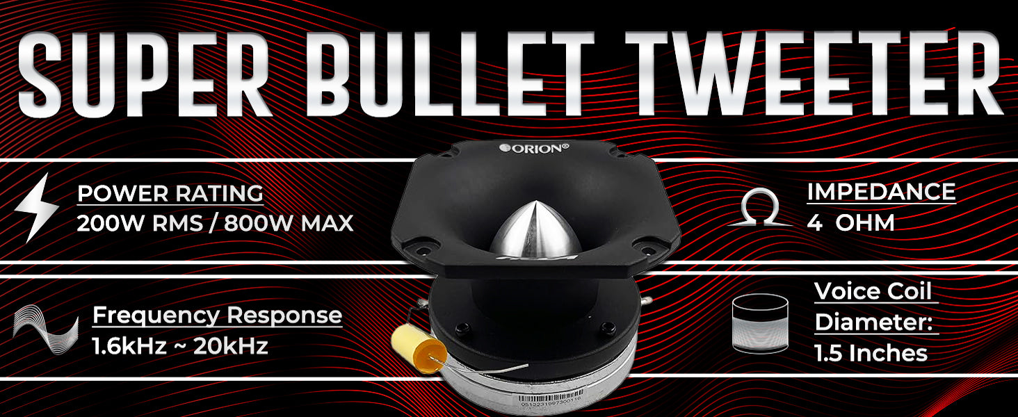 HCCA-TN2 Super Bullet Tweeter: Unmatched Quality for Car Enthusiasts ...