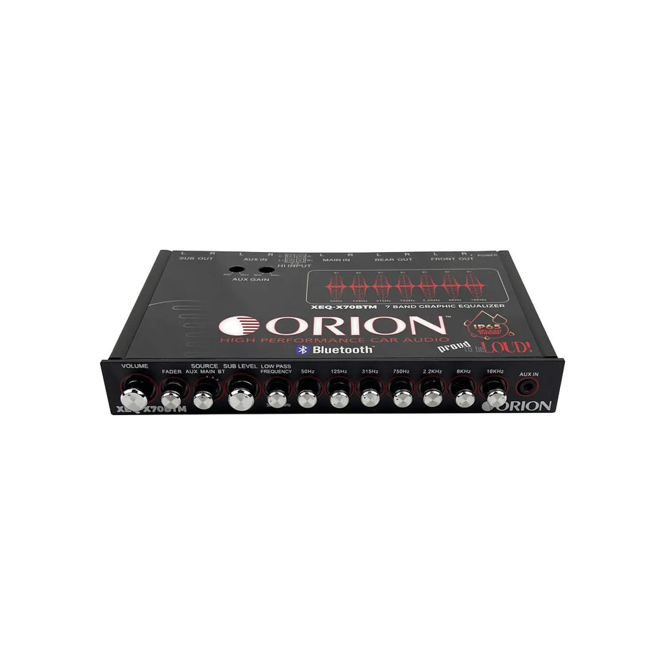 XEQ-X70BTM - 7-BAND GRAPHIC EQUALIZER – Orion Car Audio