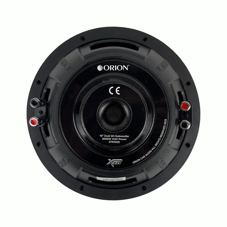 XTR104D - 10 Inch Subwoofer 500 Watts RMS 4-Ohm DVC – Orion Car Audio