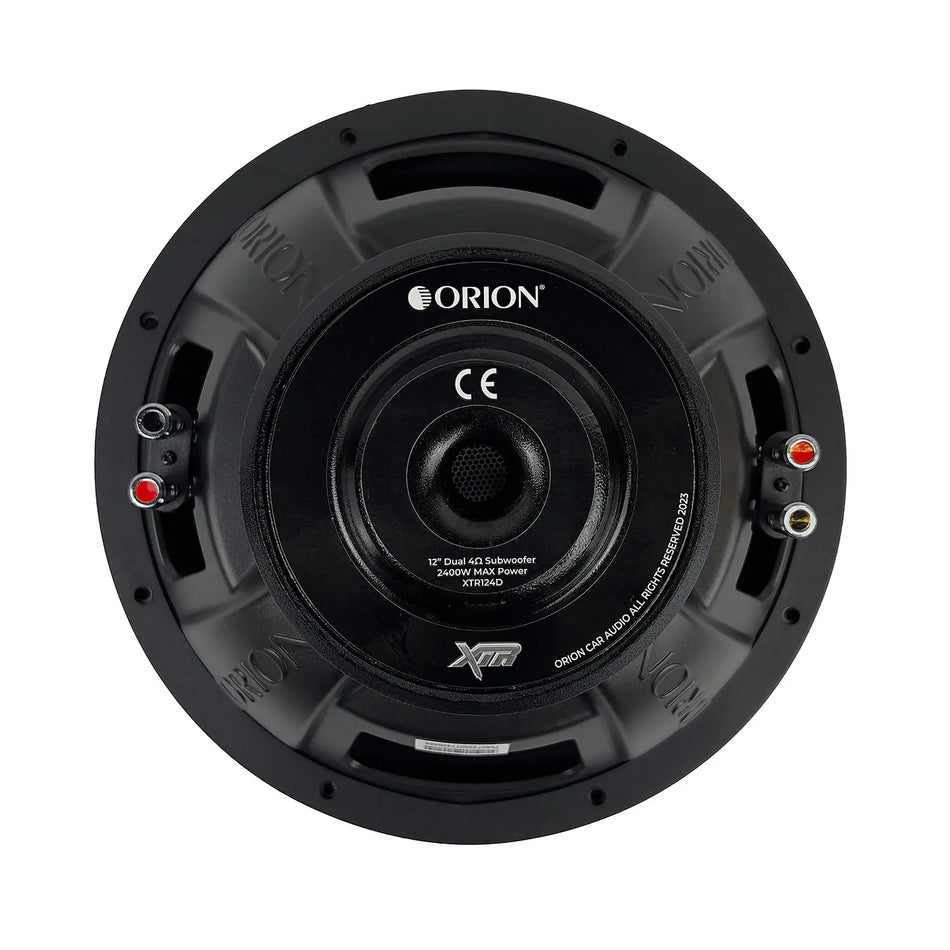 XTR124D - 12 Inch Subwoofer 600 Watts RMS 4-Ohm DVC – Orion Car Audio