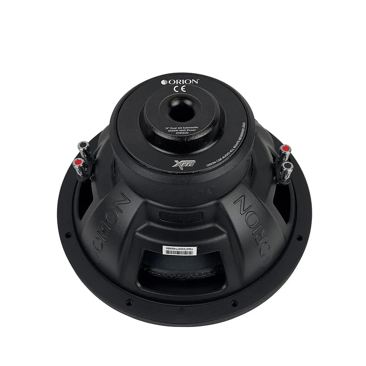 XTR124D - 12 Inch Subwoofer 600 Watts RMS 4-Ohm DVC – Orion Car Audio