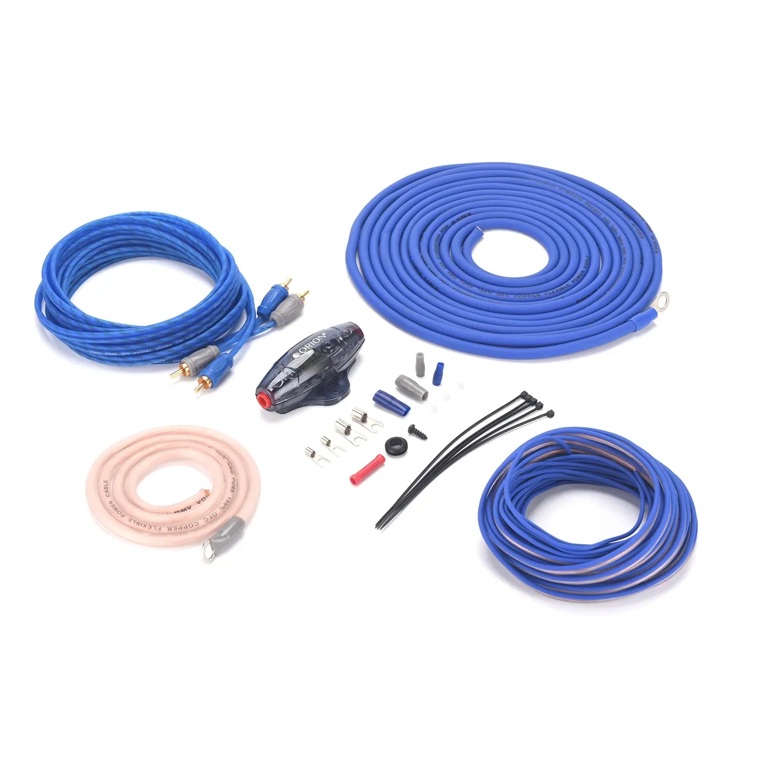 ORION 8-GAUGE 100% OXYGEN FREE COPPER (OFC) AMPLIFIER WIRING KIT I XTR ...